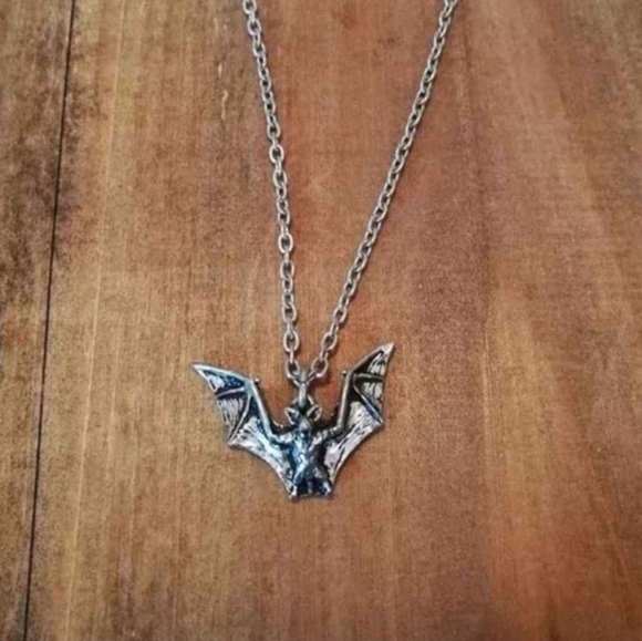 Jewelry | Sterling Silver Flying Bat Horror Necklace Vampire | Poshmark